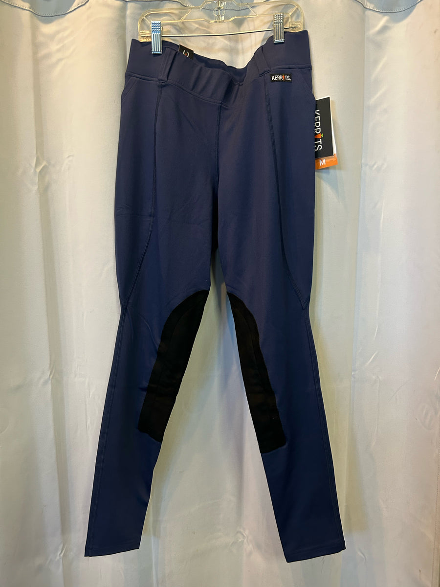 Kerrits Size XL Lapis NEW Breeches - Knee Patch – Tack Solutions