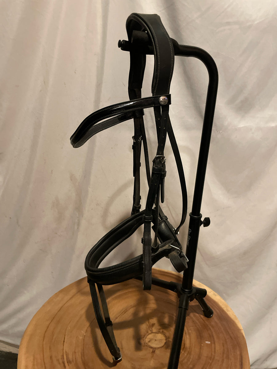 Prestige Black Generic Size Full Leather USED Excellent Dressage Bridle – Tack Solutions