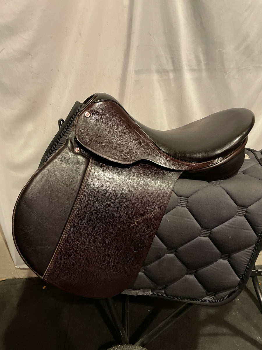 Courbette The Combination Seat Size 17.5" Dark Oiled Leather All ...