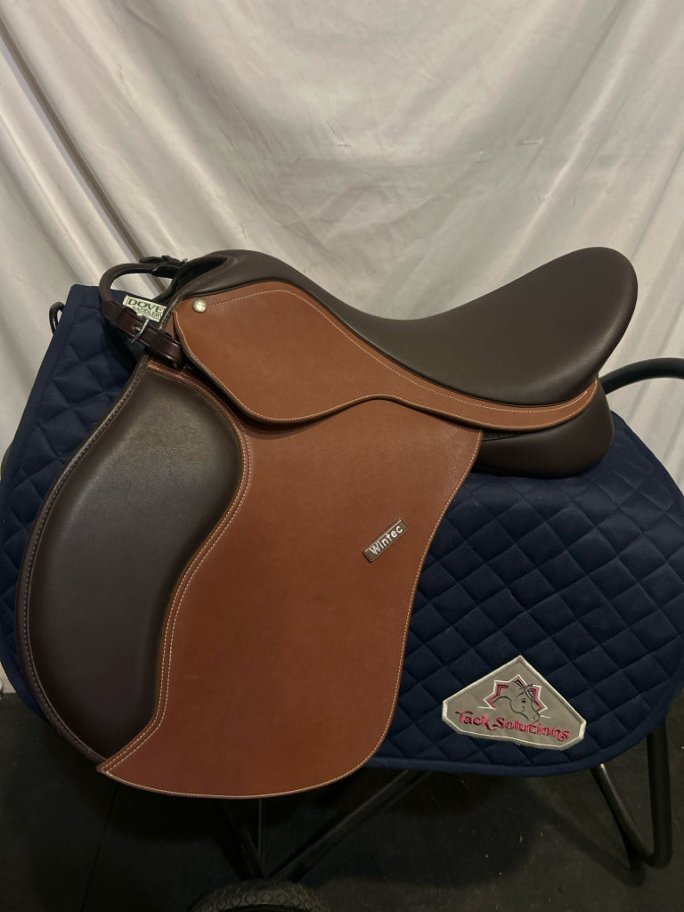 Wintec Seat Size 17 Two Tone Synthetic Adjustable Close Contact Saddle ...